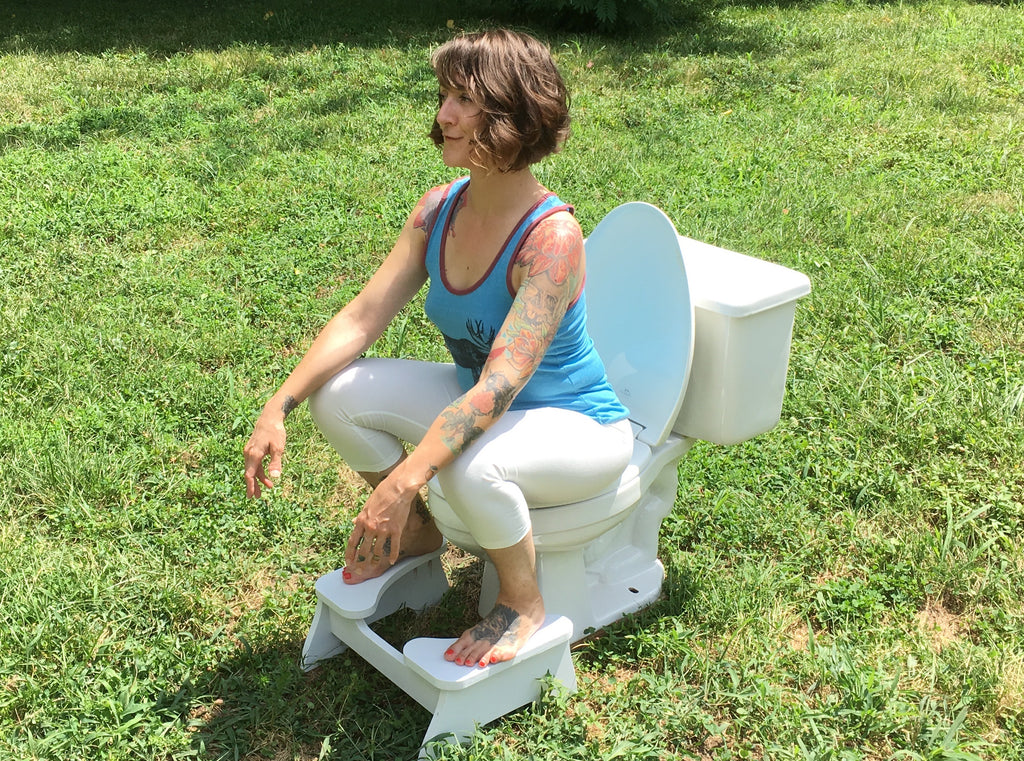 POOP STOOP Low Partial-Squat Toilet Foot Stool – PoopStoops.Com