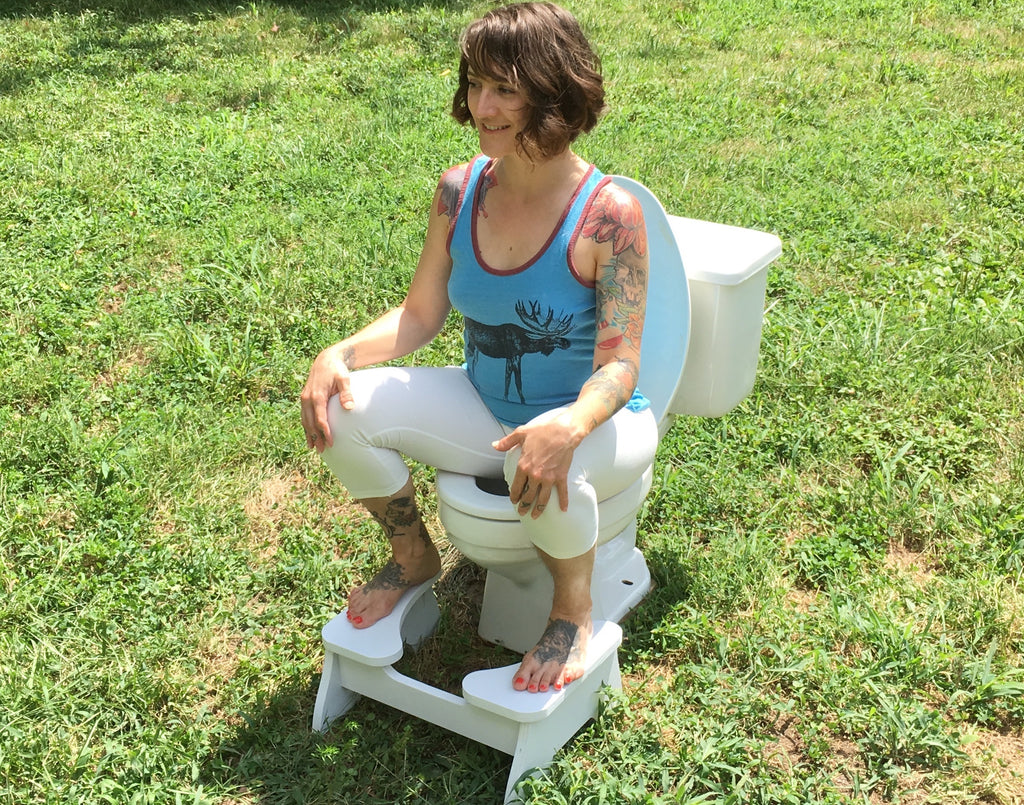 POOP STOOP Low Partial-Squat Toilet Foot Stool – PoopStoops.Com